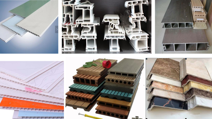 PVC / WPC window and door profile ,window sill, floor and wall panel ...